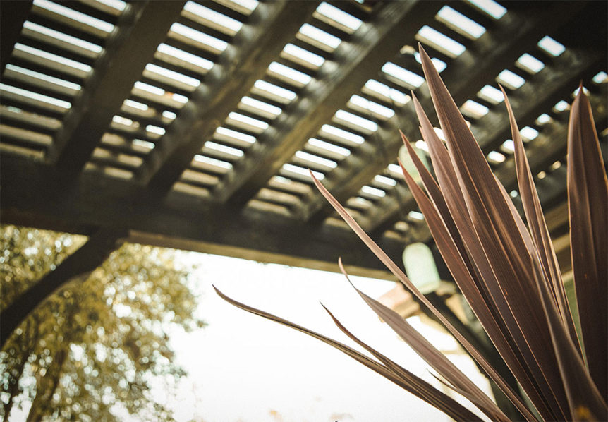 Wood courtyard patio cover - Patio Covers Simi Valley